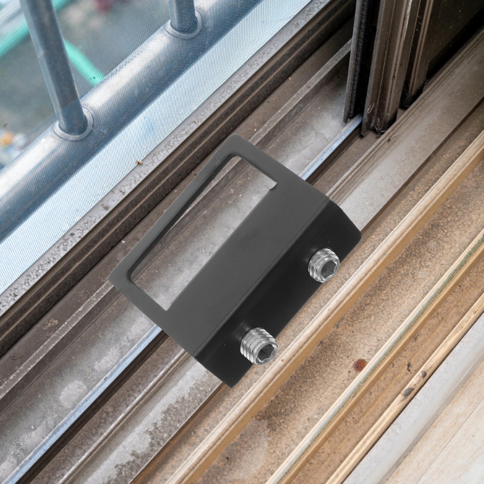 Milisten Sliding Window Lock with Key Adjustable No Drill Black ...