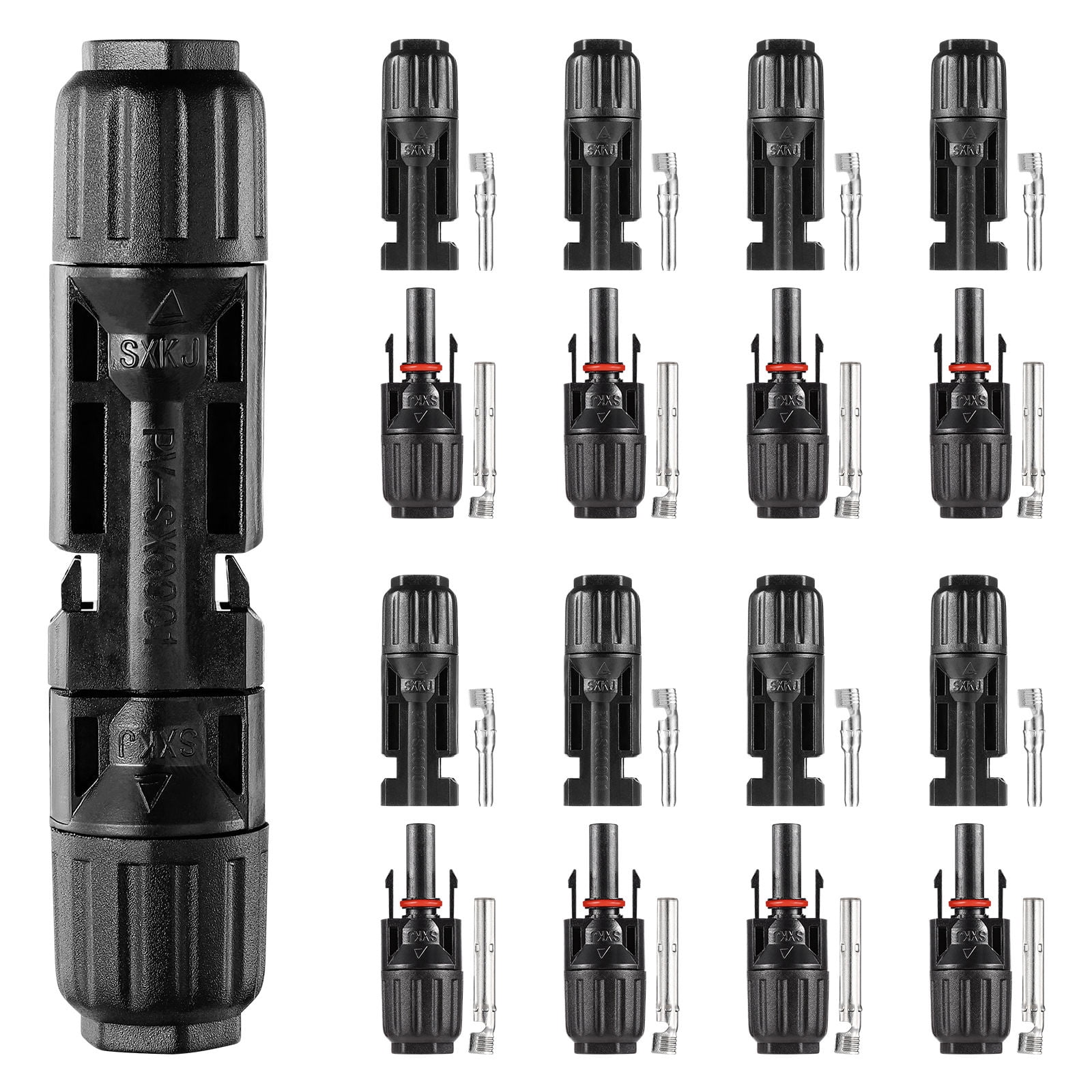 Milisten Solar Connection Cable 40Set for Solar Panels with Waterproof ...