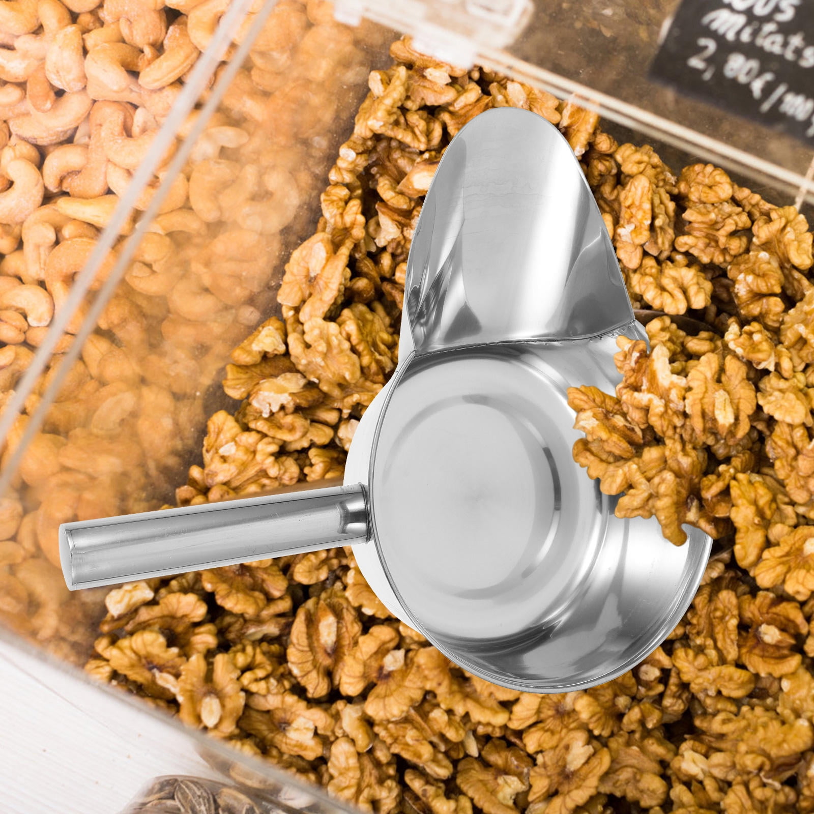 Milisten Stainless Steel Fry Scoop with Duckbill Design for Packing ...