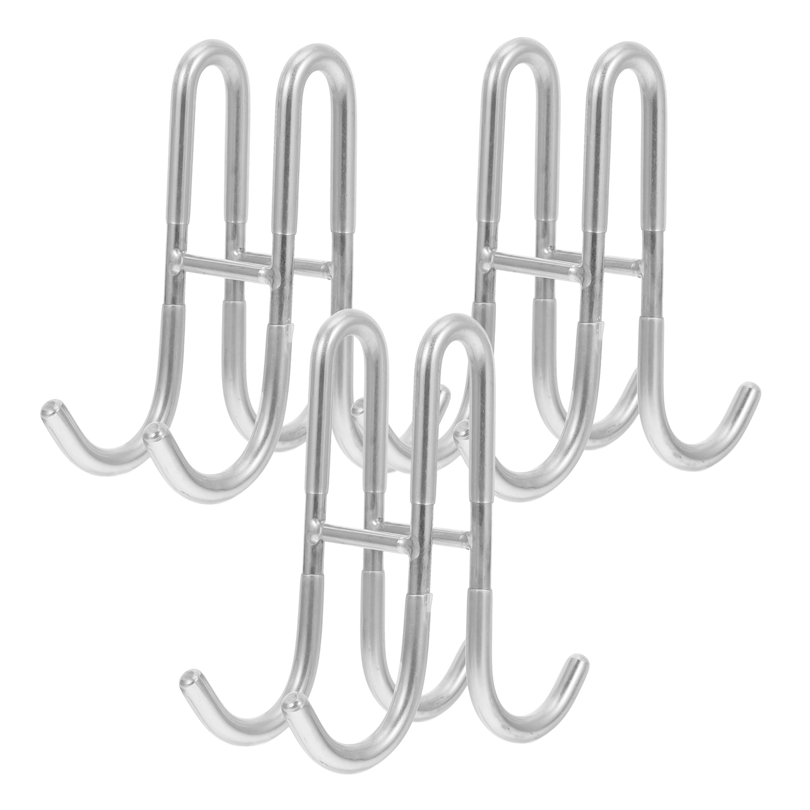 Milisten 3pcs Over The Door Hooks 304 Stainless Steel Space Saving ...