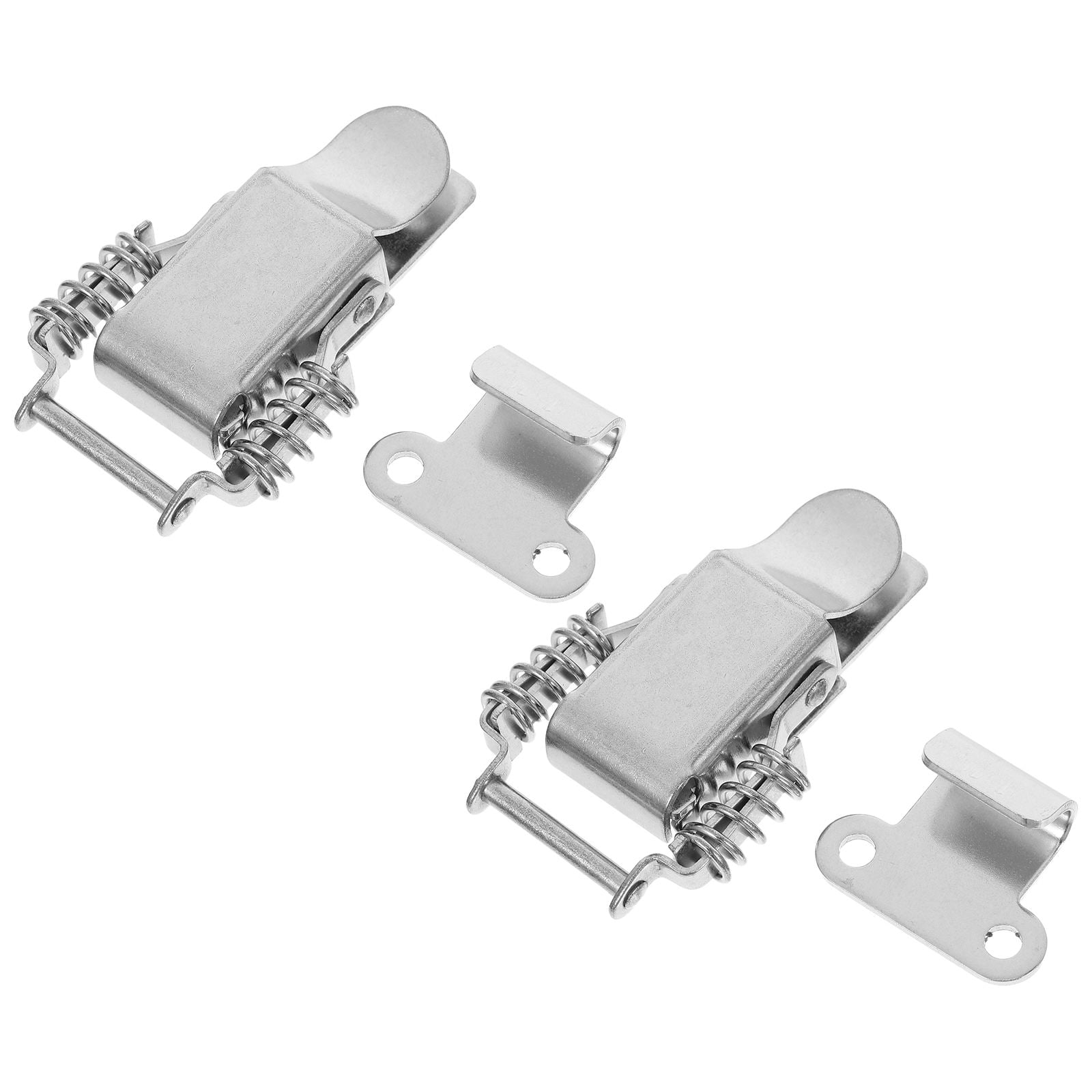 Milisten 2Pairs Keyless Stainless Steel Toggle Latches for Home Toolbox ...