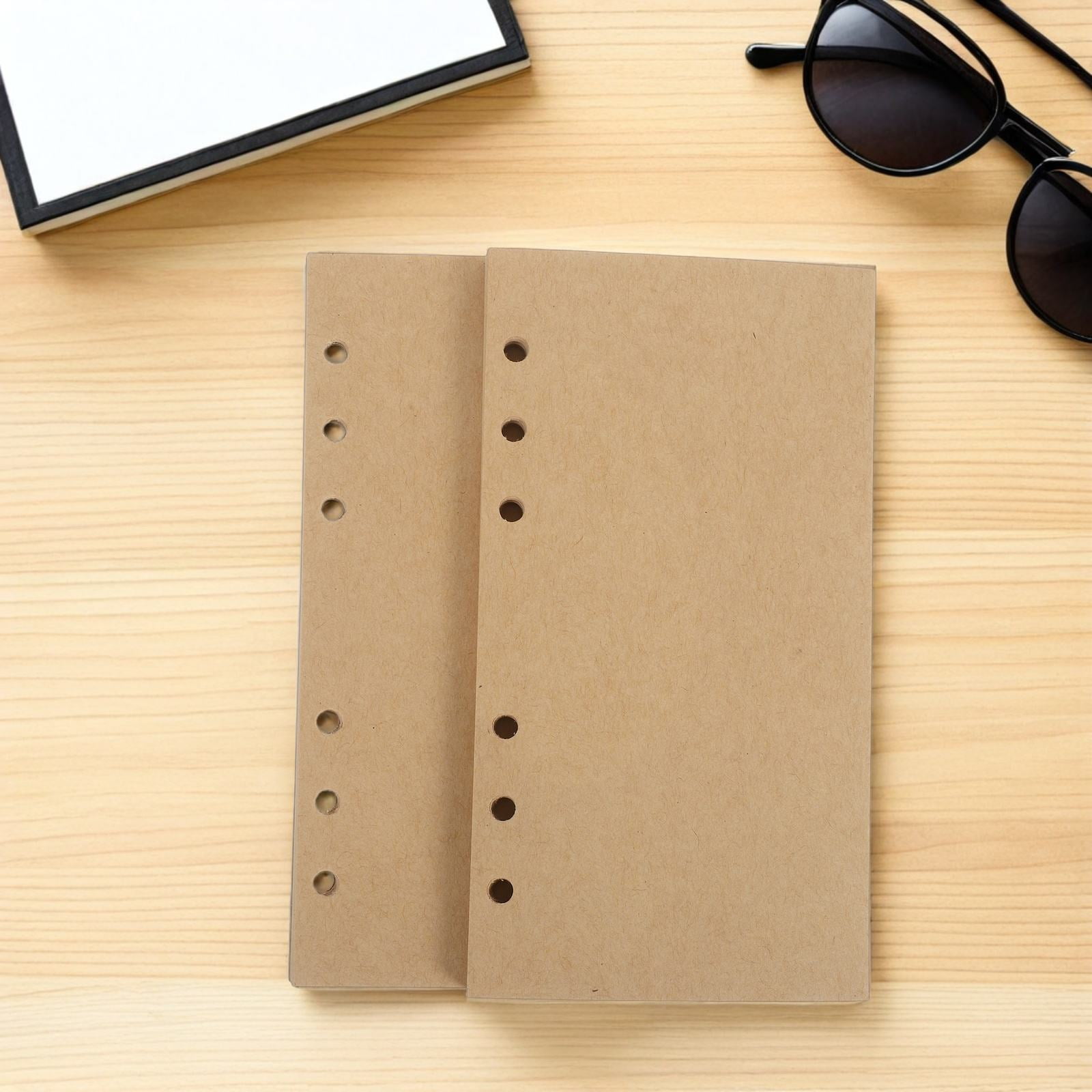 Milisten Thick Vintage Kraft Binder Filler Paper Light Yellow for ...