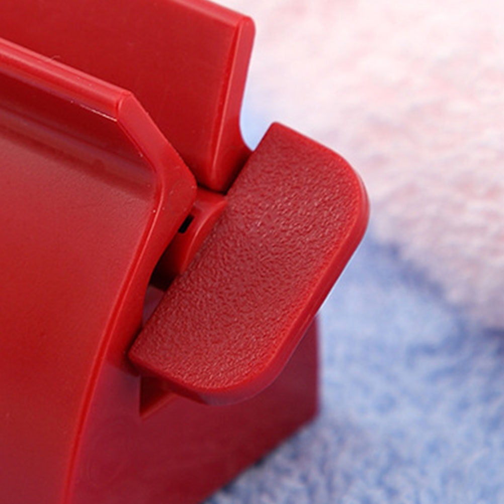 Milisten Toothpaste Squeezer Kit Red Saves Tube Waste Dispenses Even ...