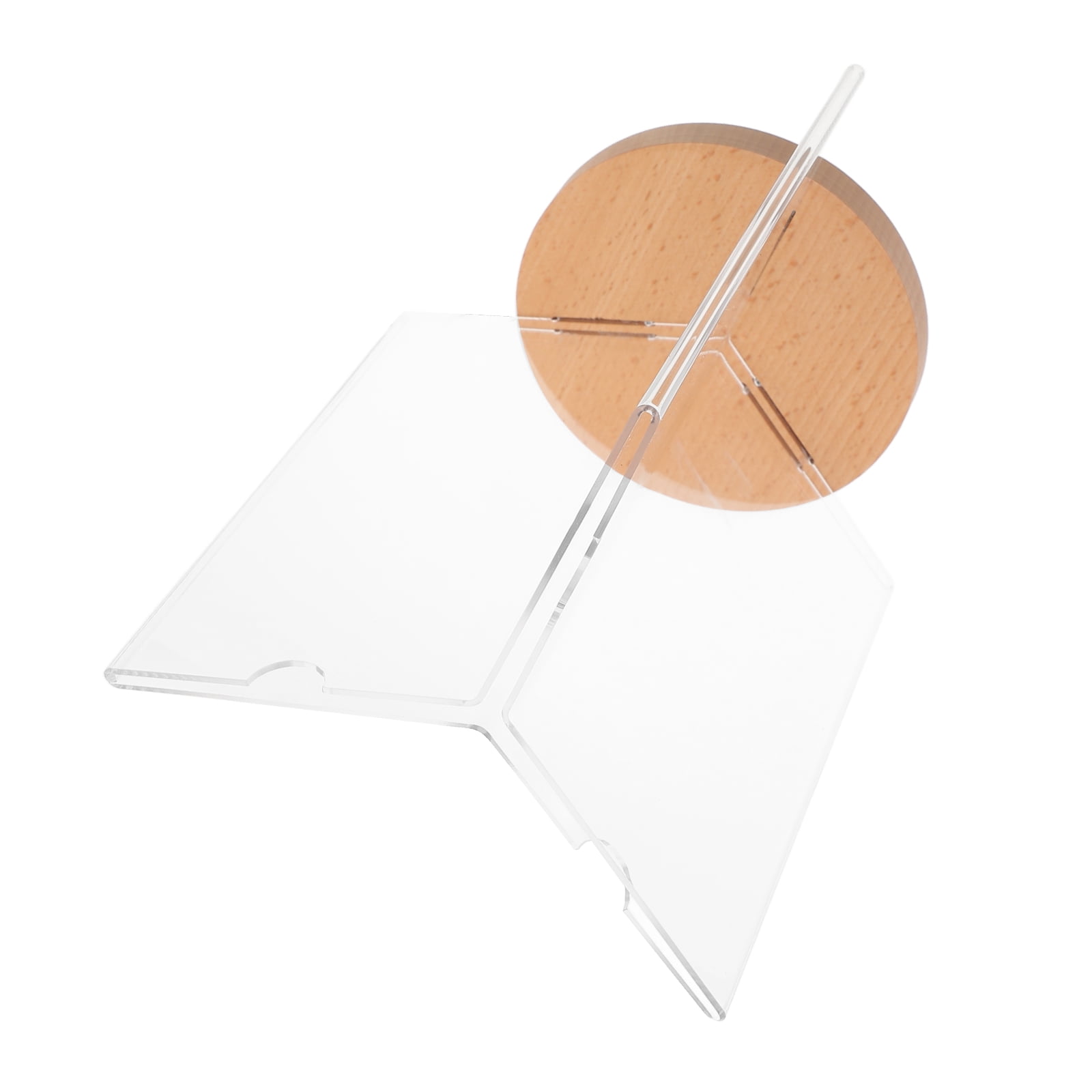 Milisten Transparent Acrylic Menu Holder for Restaurant Use Stable Base ...