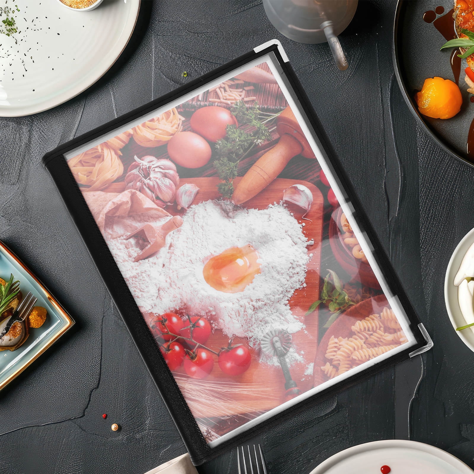 Milisten Pvc Menu Cover Transparent 1Set For Menu Display In Cafes And ...