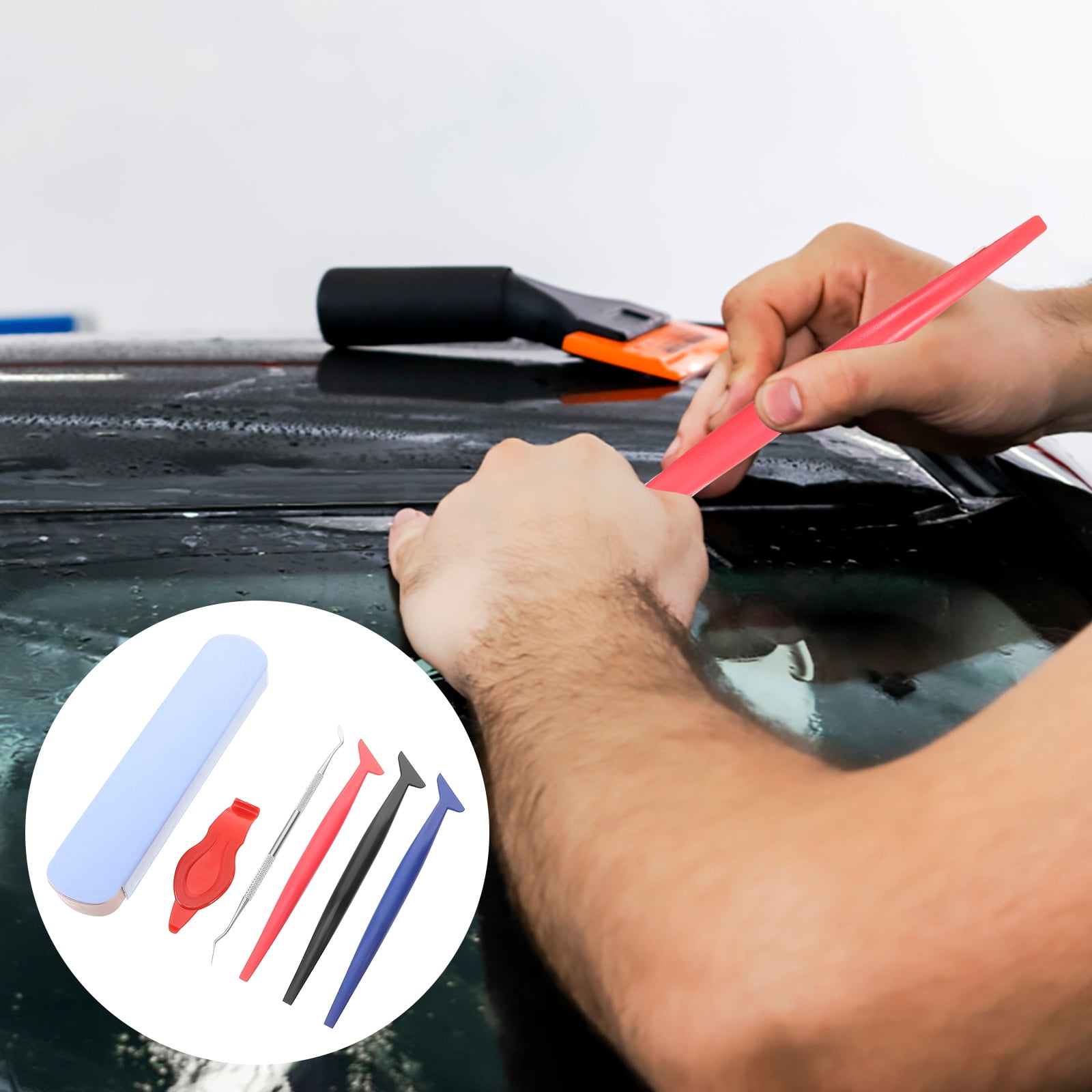Milisten Vinyl Wrap Tool 1 Set of Flat Vinyl Squeegee for Car Window Tinting and Edge Shaping ...