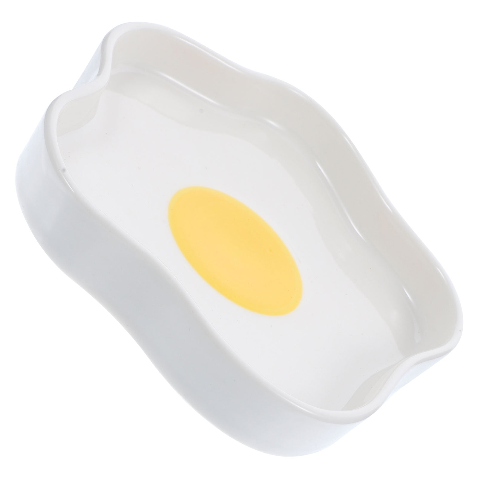 Milisten Irregular Tray Egg Design Plate Ceramic Food Storage Women ...