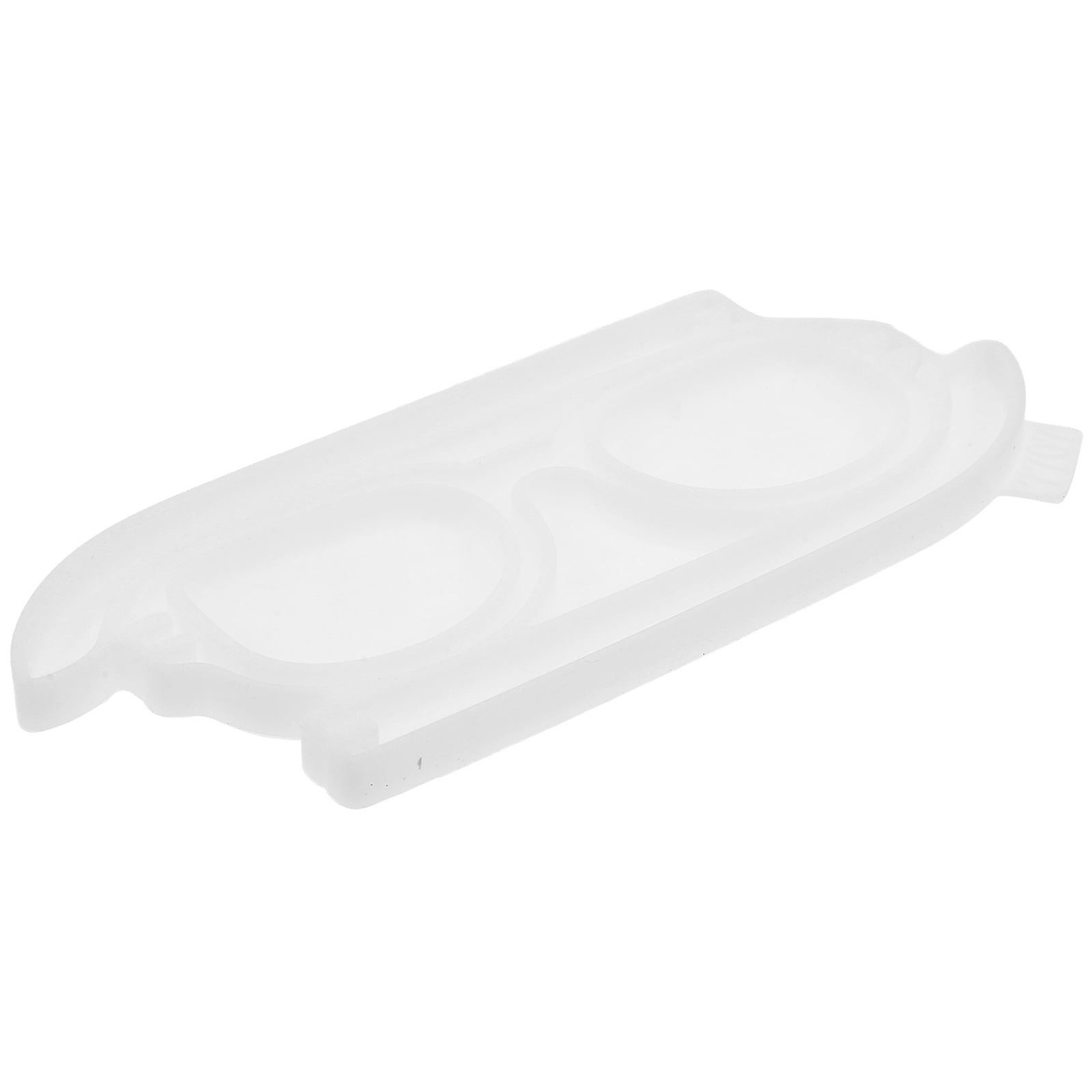 Milisten White Silicone Mold for DIY Eyeglasses Shape Crafts Flexible ...