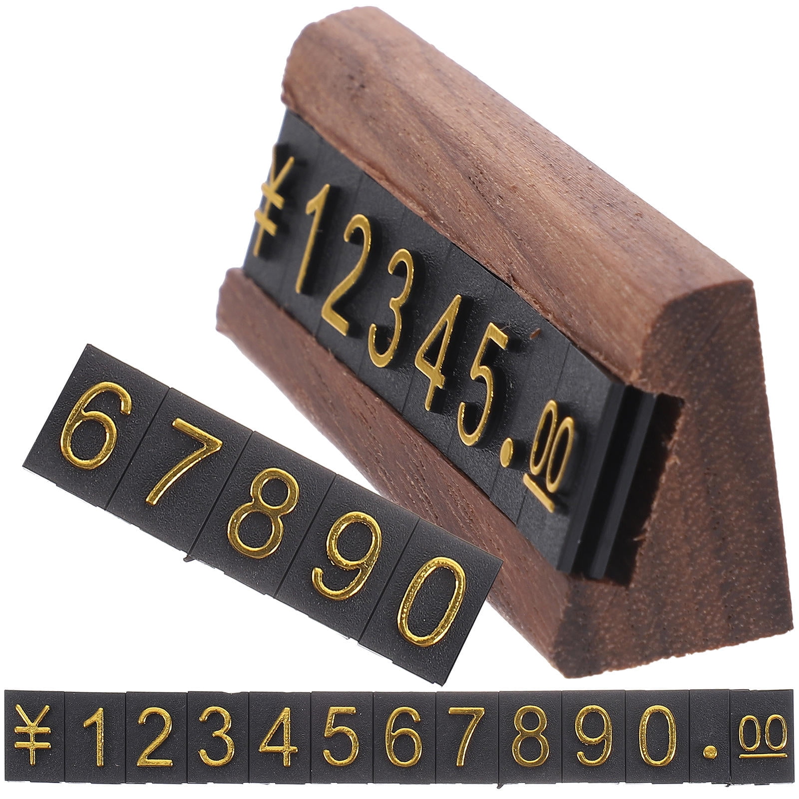 Milisten Wood and Plastic Price Display Cube for Jewelry Shop with ...