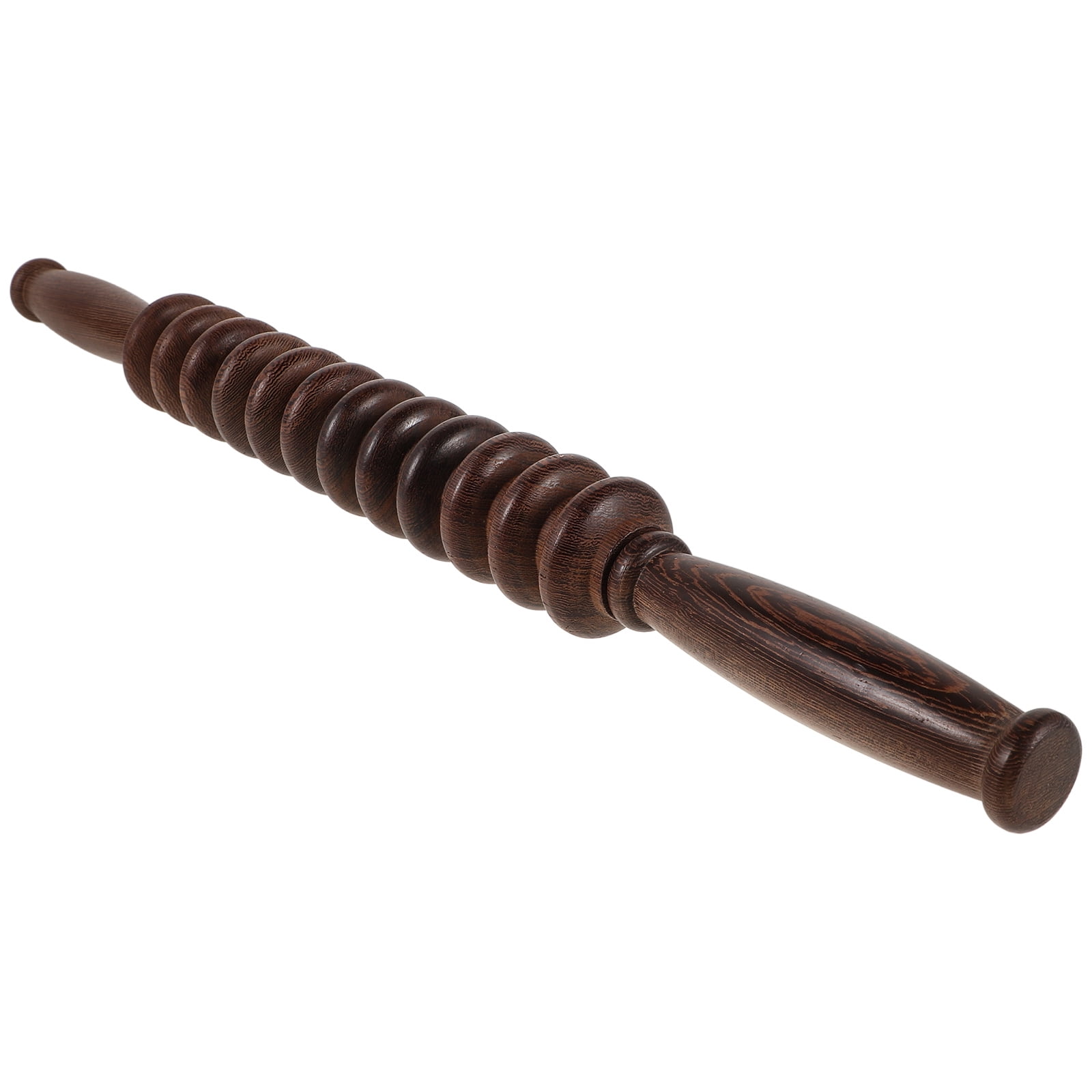 Milisten Wooden Massage Roller Handheld Stick 19inch Body Roller Relax ...