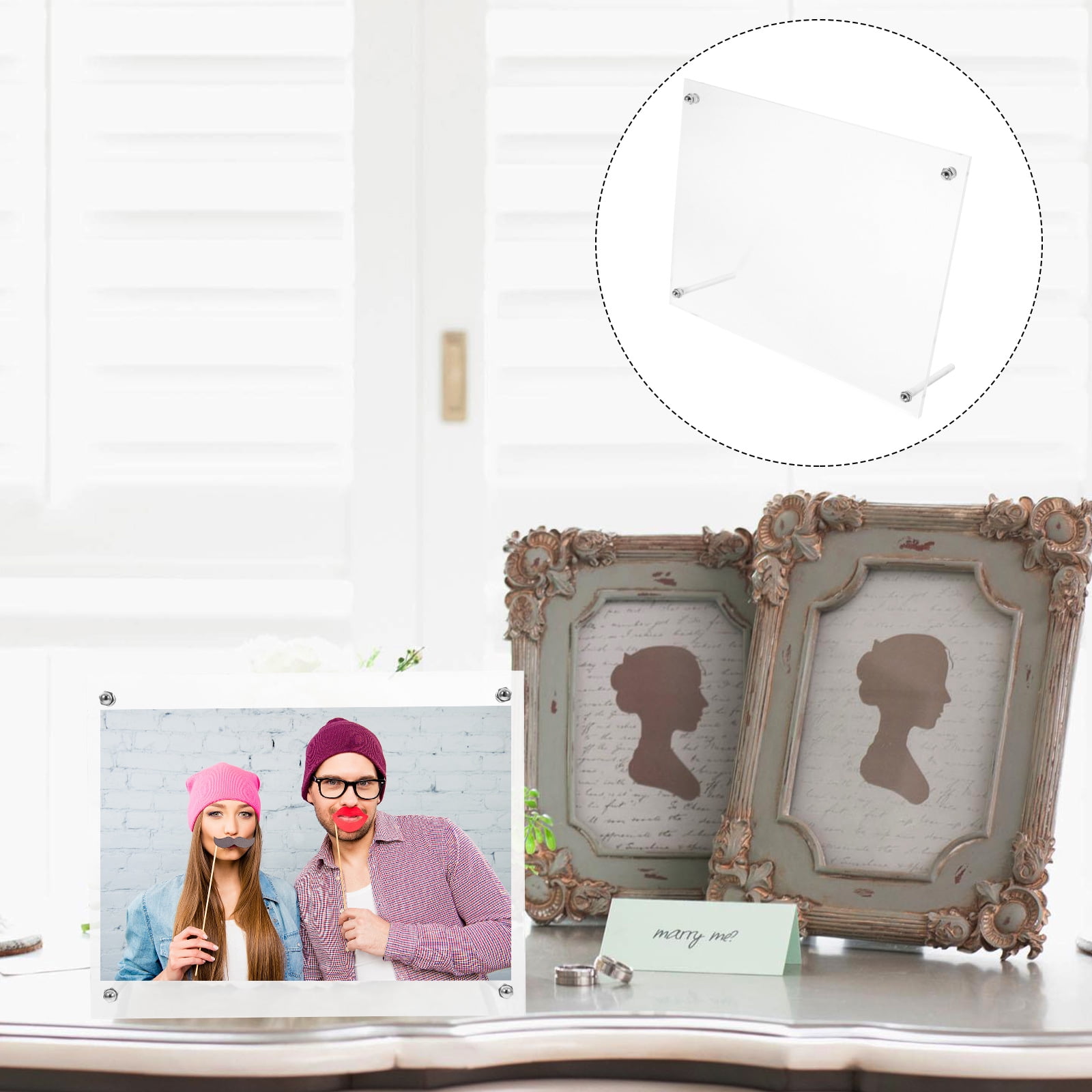 Milisten photo booth frame Photo Frame Transparent Acrylic Photo ...