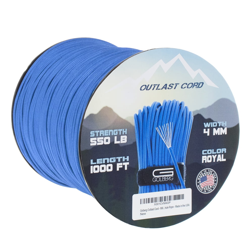 Military 550 Paracord Integrated Fish and Fire Survival rope Golberg ...