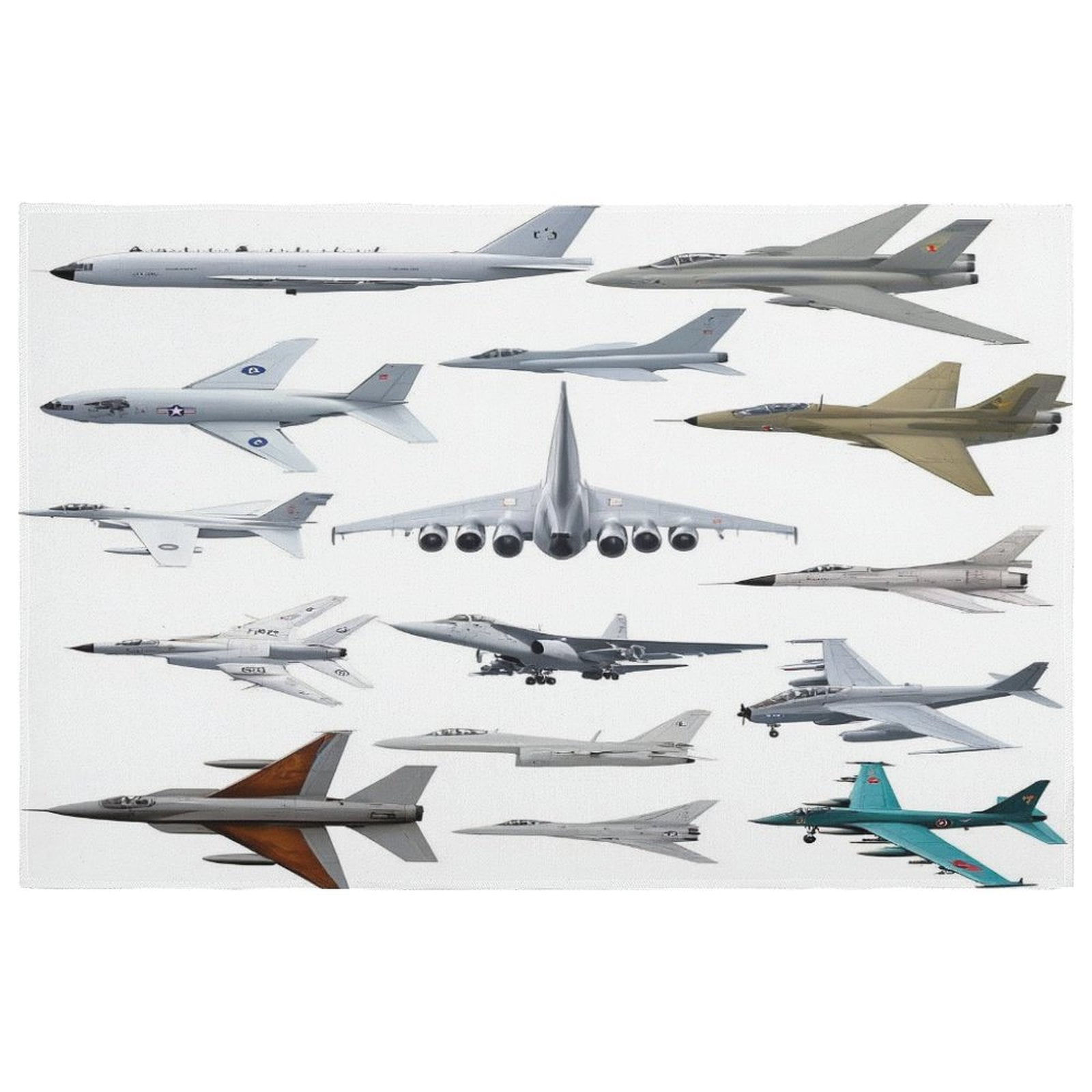 Military Aircraft Collection Adult Home Decor Bedroom Living Room ...