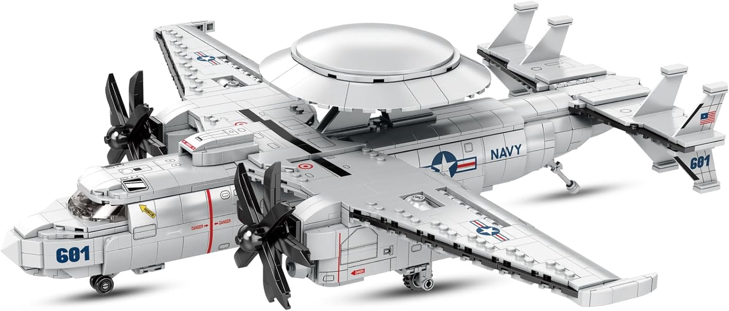 Military Airplane Building Set for Adult - E-2 Hawkeye Airborne Early ...