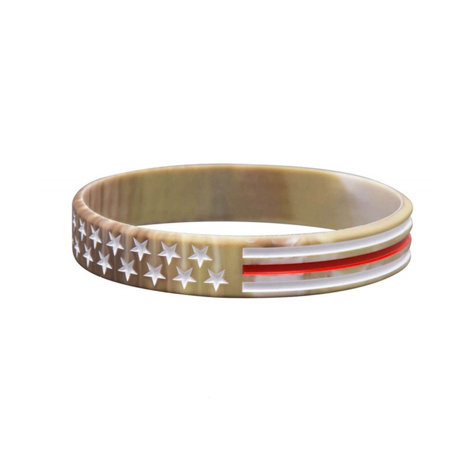 Military Army Silicone Bracelets with American Flag - Middle East ...