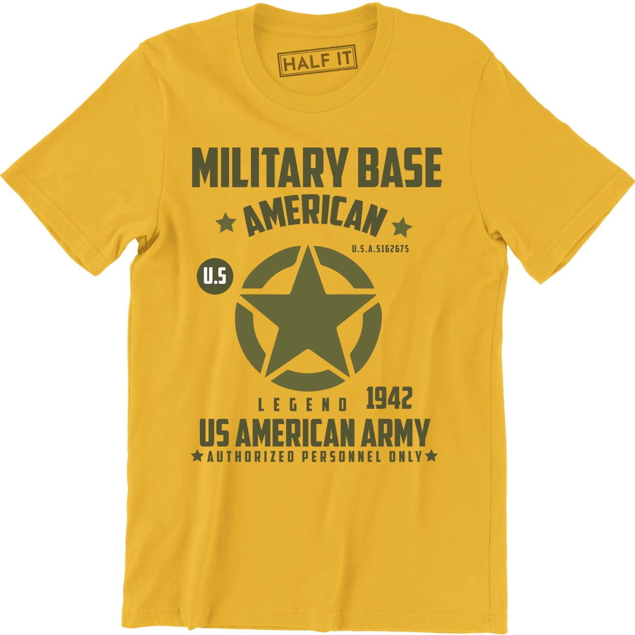 Military Base American Legend Mens Military Star US Army America USA T ...