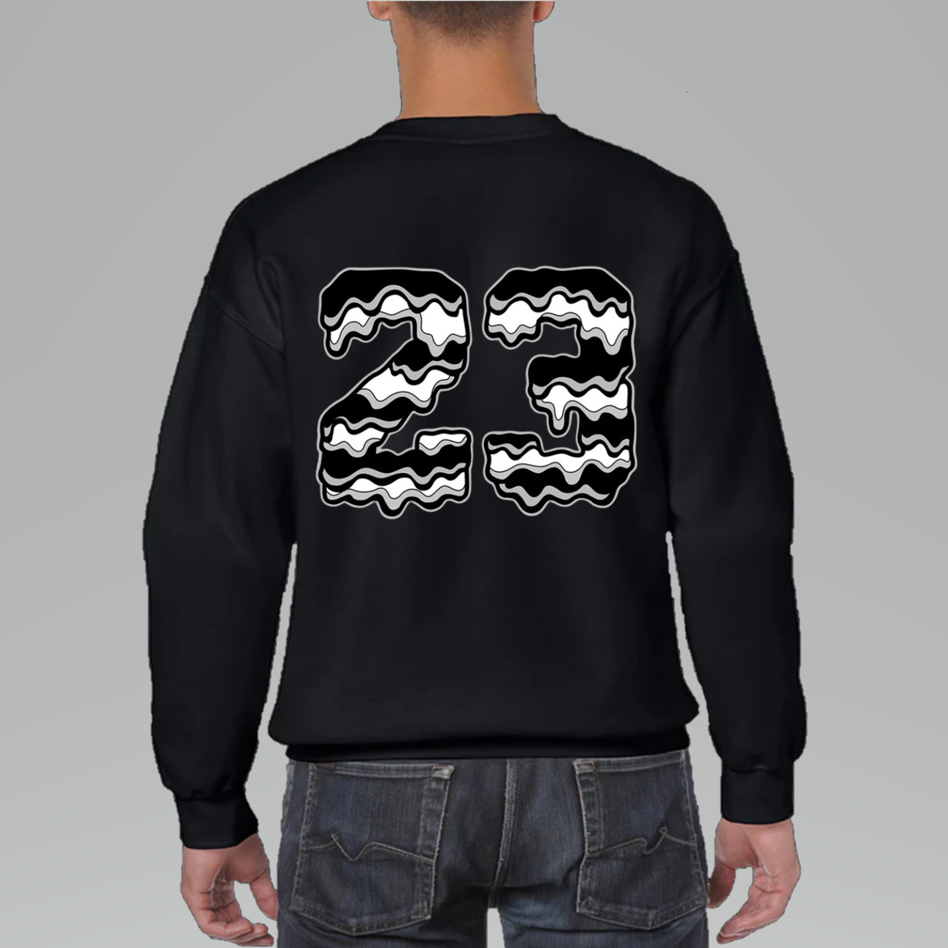 Military Black 4S Sweatshirts 23 Drip - Walmart.com