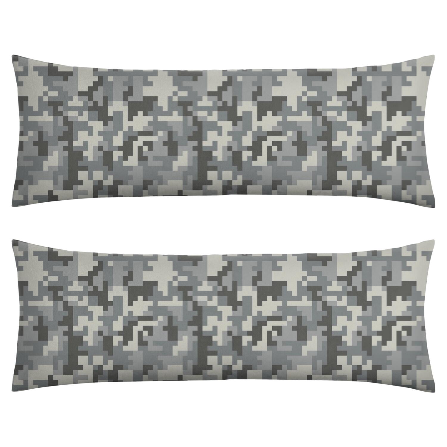 Military Camo Throw Pillow Cover Classic Woodland Camouflage, Tactical ...