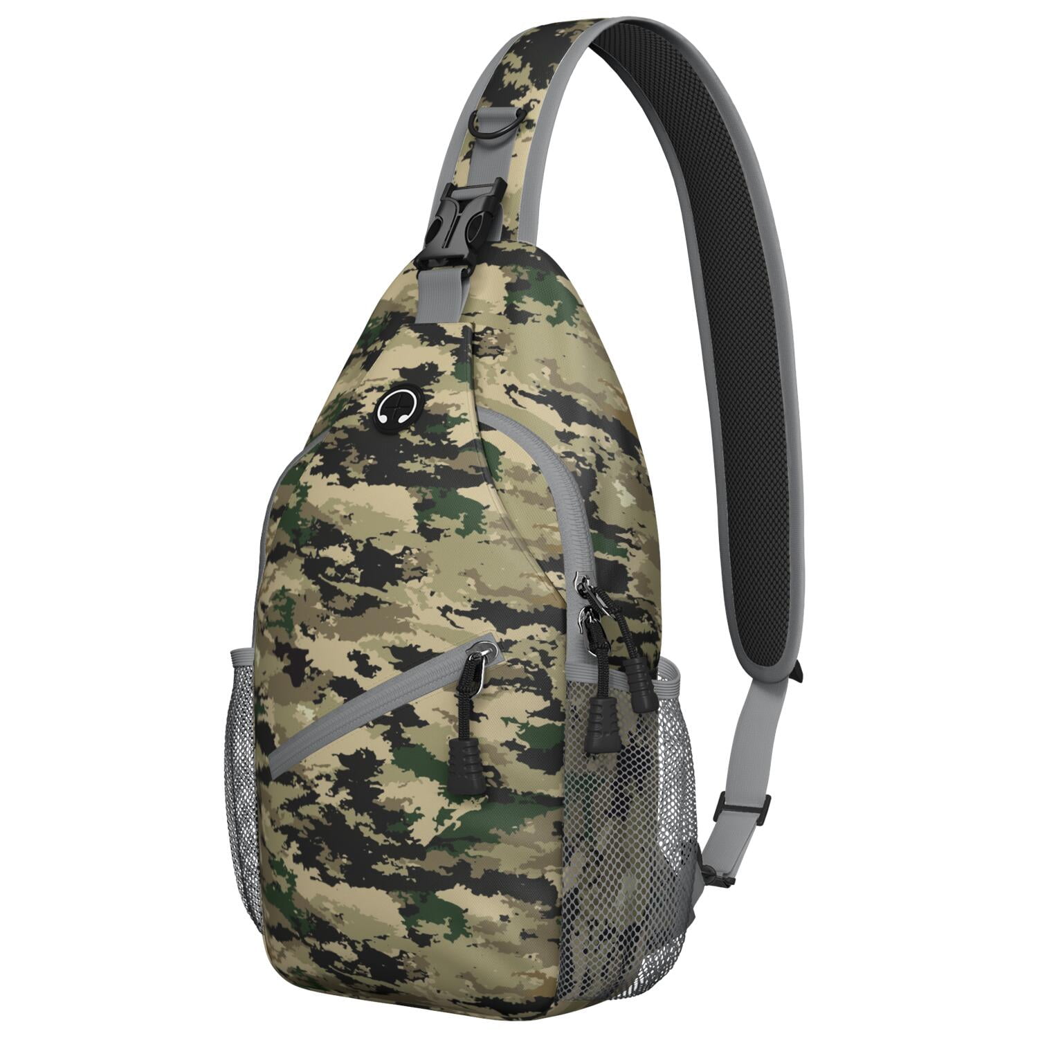 Military Camouflage Sling Backpack for Hiking and Travel, Lightweight ...