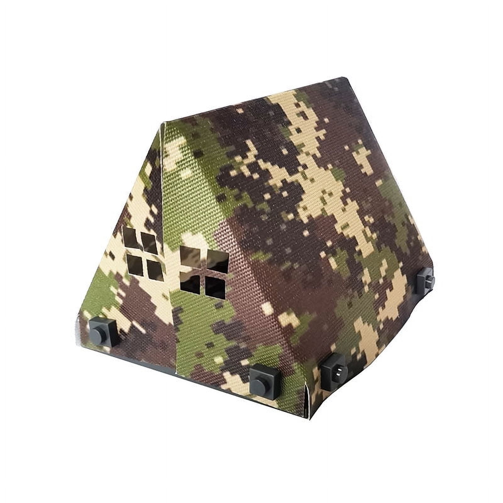 Military Camouflage Tent Battle Field Tentage Building Blocks Marching ...