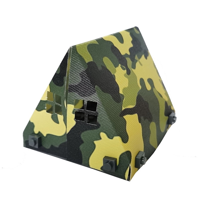 Military Camouflage Tent Battle Field Tentage Building Blocks Marching ...