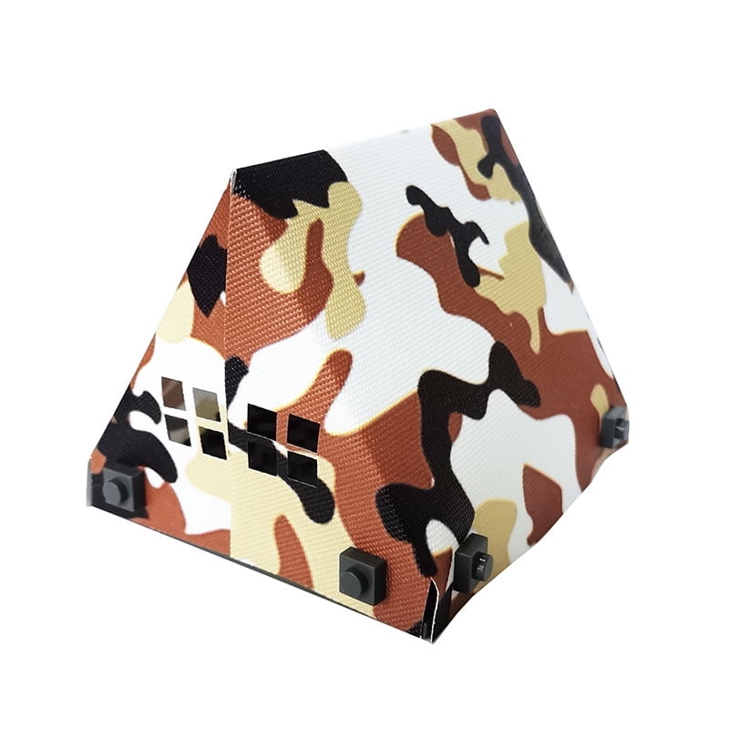 Military Camouflage Tent Battle Field Tentage Building Blocks Marching ...