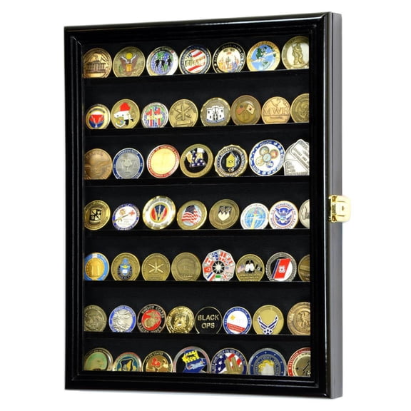 Military Challenge Coin Display