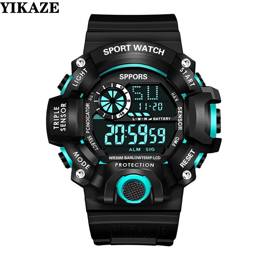 Military Digital Watch for Men Outdoor Men's Sports Watches Clock ...