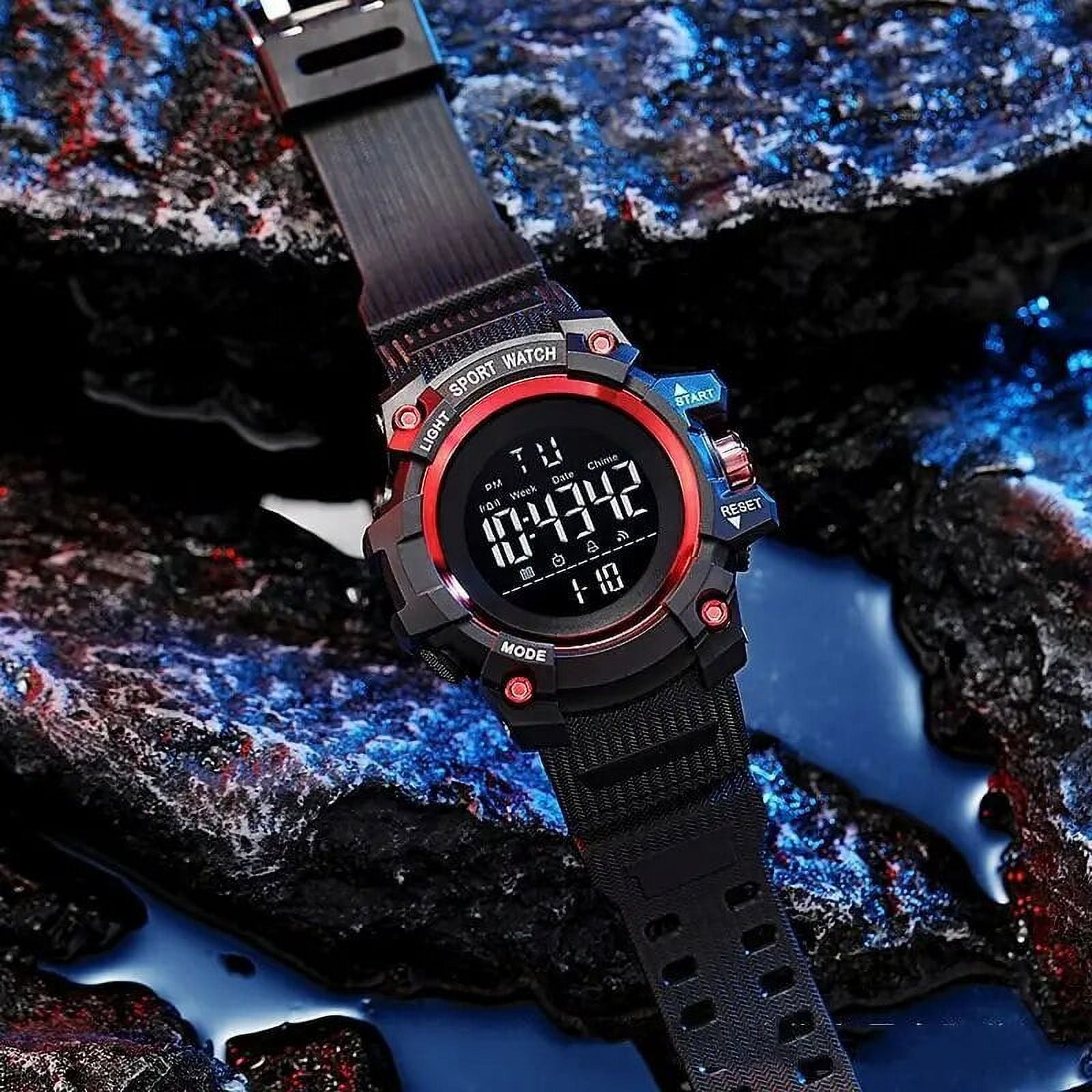Military Digital Watch for Men Outdoor Men's Sports Watches Clock ...