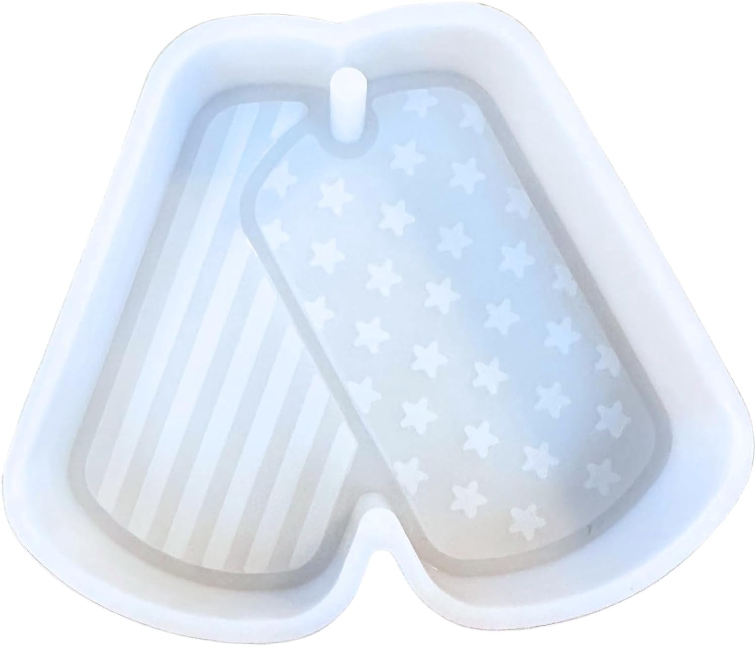 Military Dog Tags Freshie Silicone Mold 3.5 x 4 x 0.8 Army, Marines ...