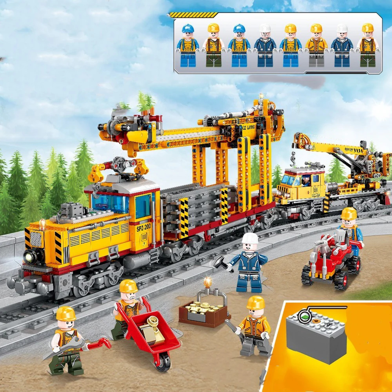Military Electric Train Track Toy Children's Assembly - Walmart.com