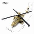 Military F15 Aircraft Apache Helicopter Airplane Building Blocks Model ...