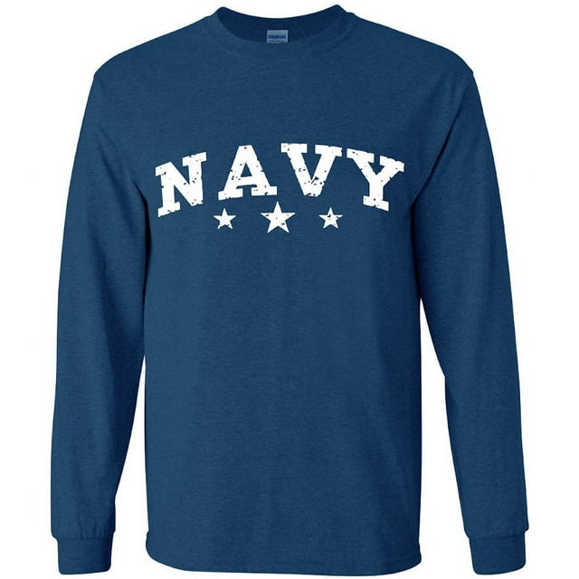 Military Gifts US Navy T-shirt Long Sleeve Mens - Walmart.com