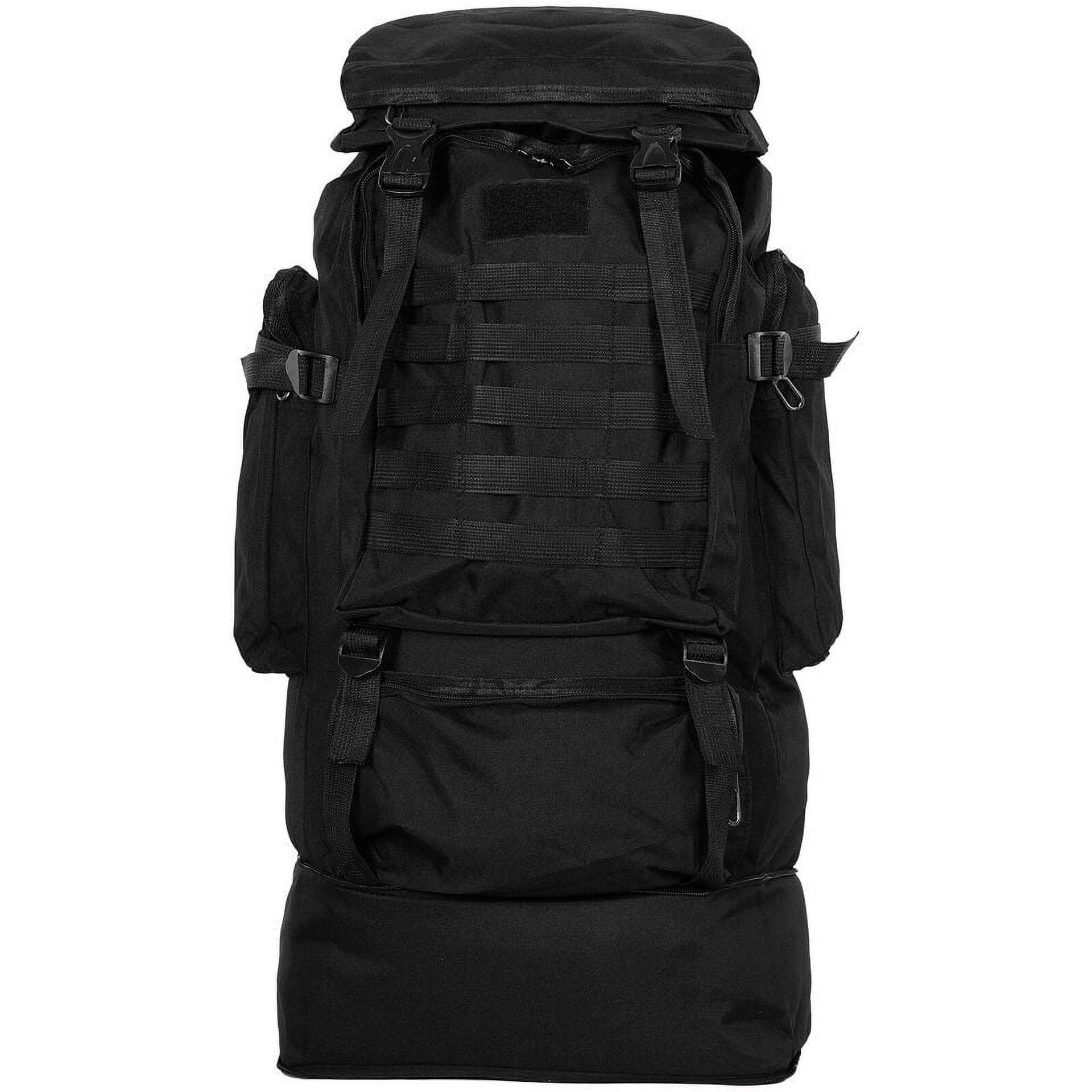 Military-Grade 100L Tactical Backpack for Outdoor Adventures Black 2 ...