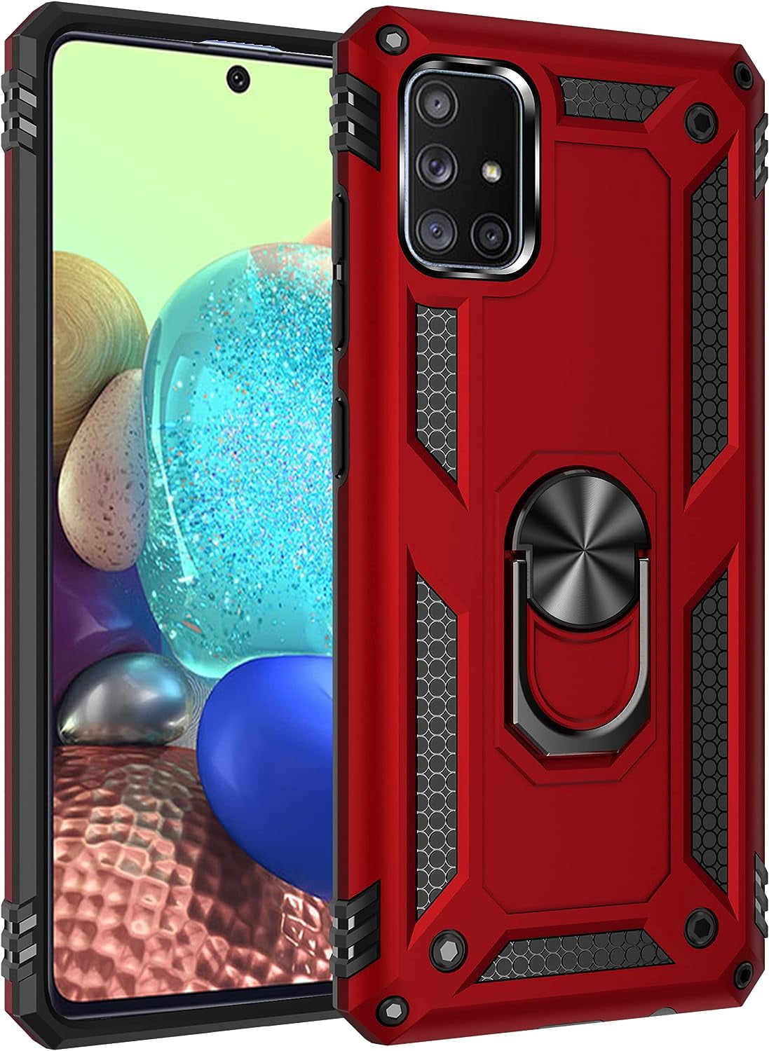 Military Grade Drop Impact for Samsung Galaxy A71 5G Case 360 Metal ...