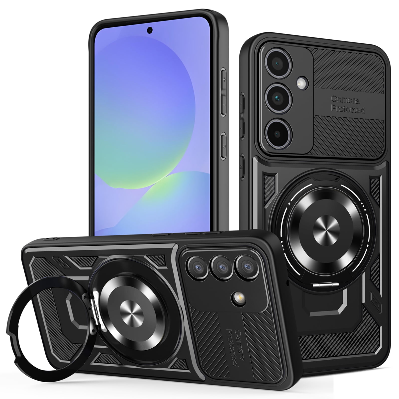 Military Grade Drop Impact for Samsung Galaxy S20 FE Case,Compatible with MagSafe 360 Metal ...