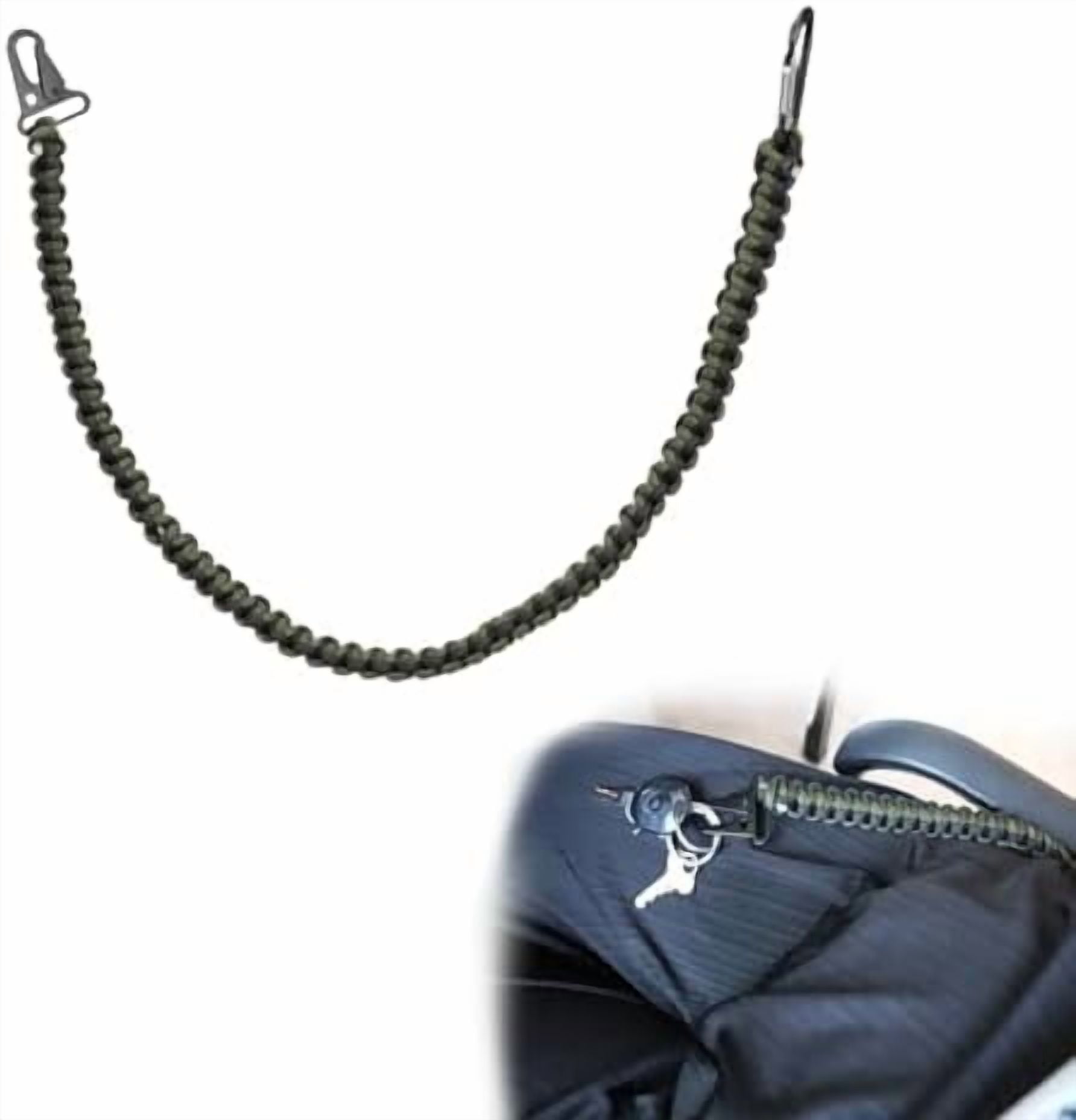 Military Grade Heavy Duty Paracord Keychain Carry Handle Tactical Rope ...