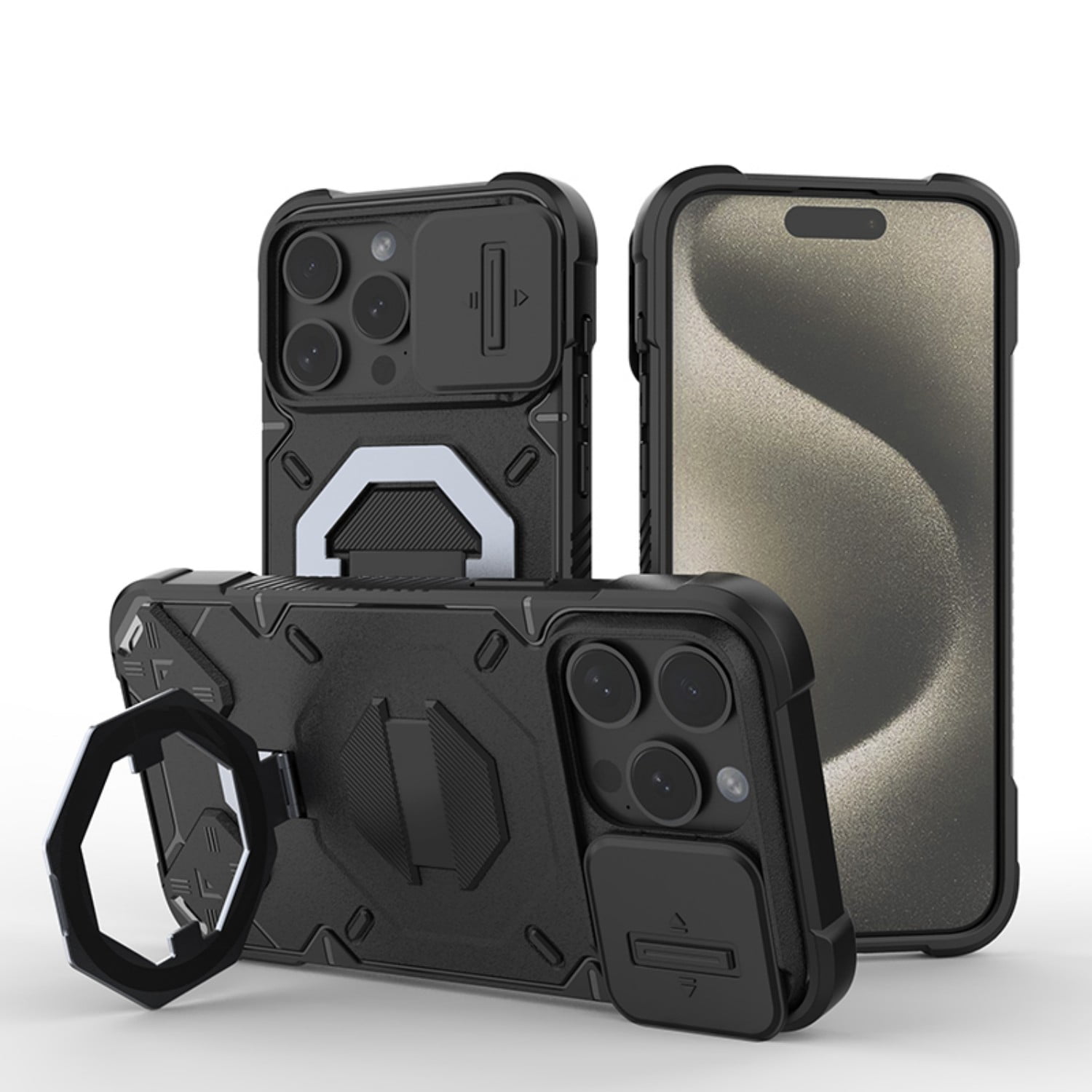 Military Grade Shockproof Case for iPhone 16 – Outdoor Sports Phone ...