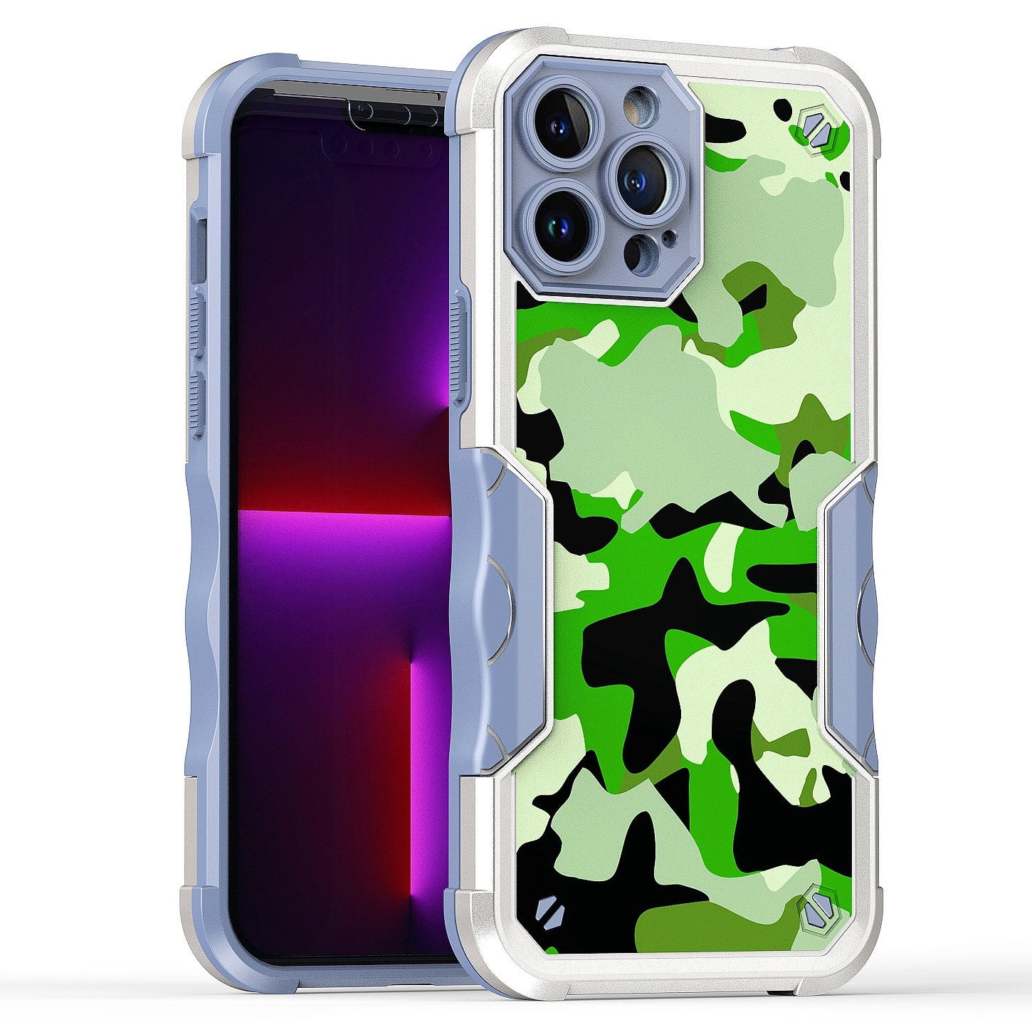 Military Grade Shockproof Hybrid Armor Case for iPhone 14 Pro ...