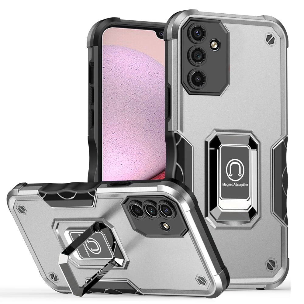 Military Grade Shockproof Hybrid Armor Case with Ring Grip for Samsung ...