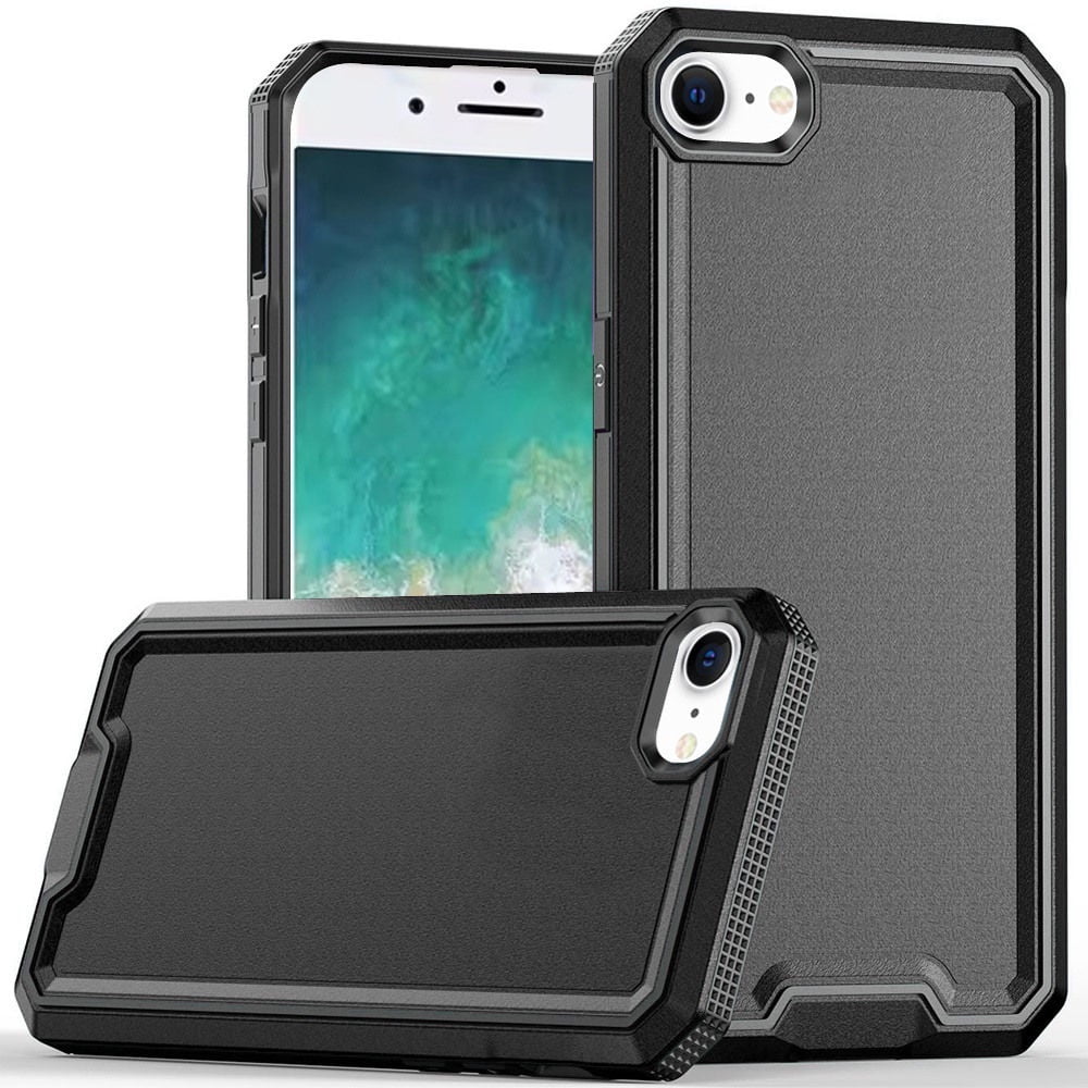 Military Grade TUFF Rank Hybrid Armor Case for iPhone 16e - Black ...