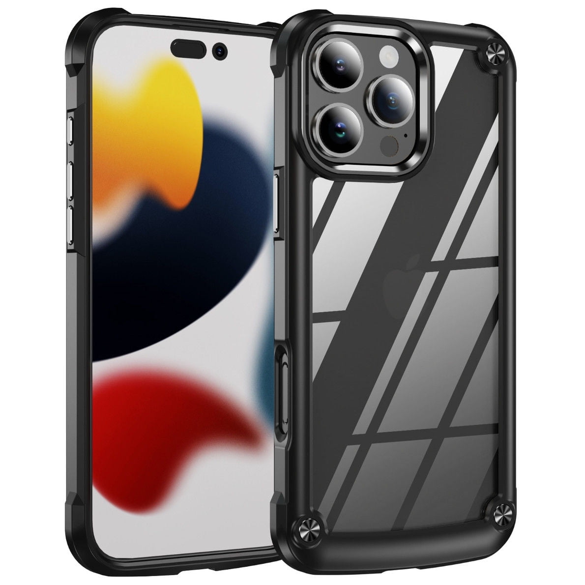 Military Grade Tough Shield Snap-on Transparent Case for iPhone 16 Pro ...