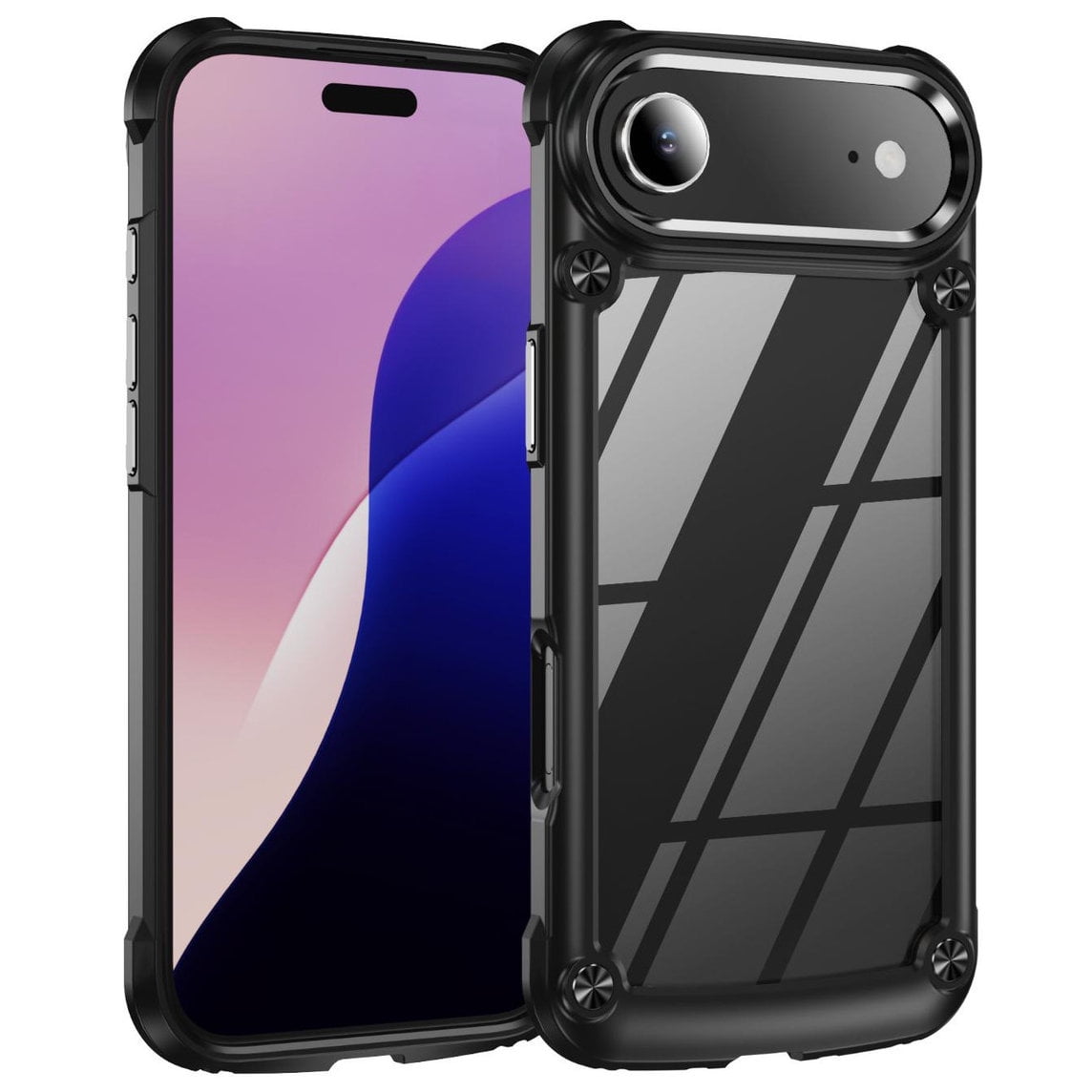Military Grade Tough Shield Snap-on Transparent Case for iPhone Air ...