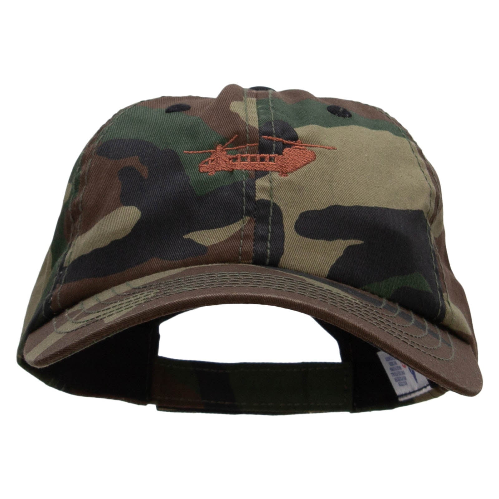 Military Helicopter Embroidered Enzyme Washed Camo Cap - Camo OSFM ...