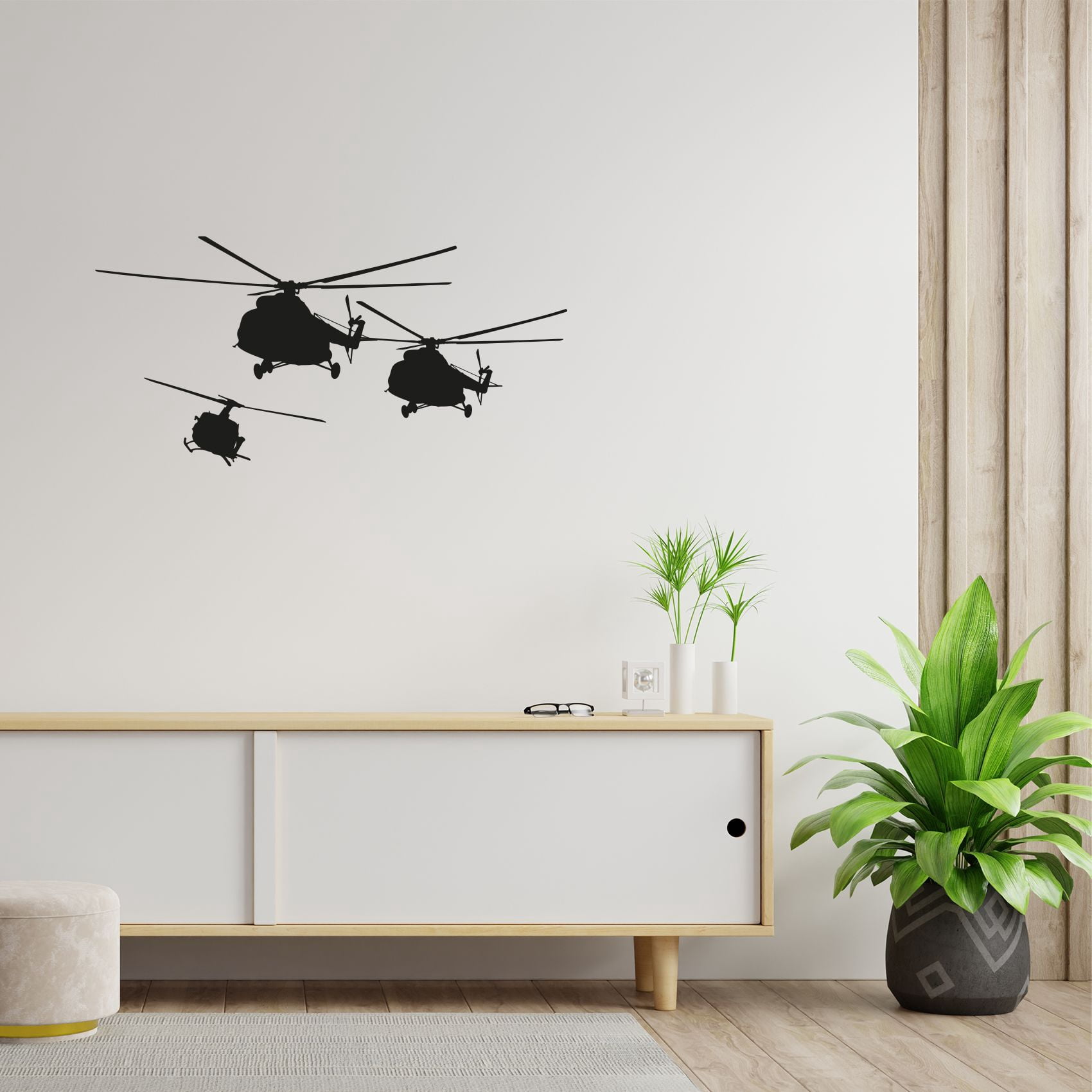 Military Helicopter Vehicle Swat Team Army Men Soldier Wall Sticker Art ...
