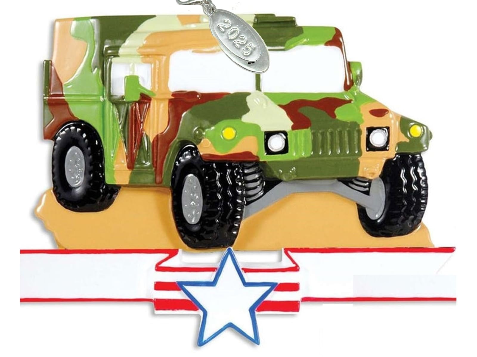 Military Humvee Christmas Ornament US Army Ornament, Veterans or ...
