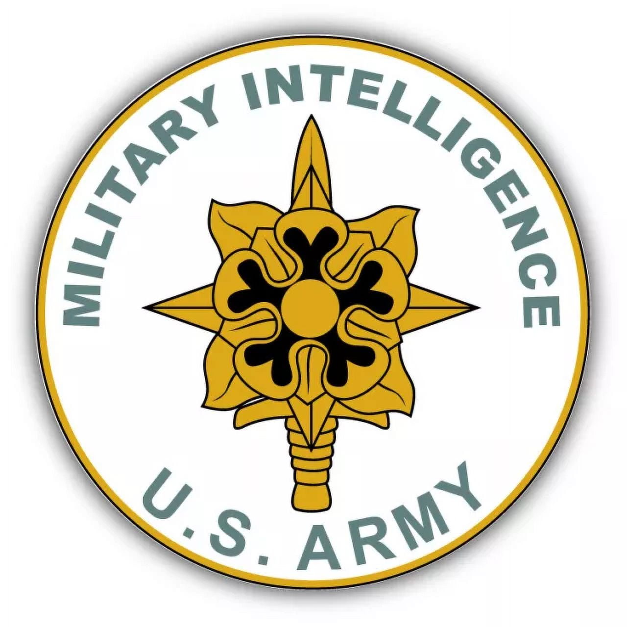 Military Intelligence Plaque Sticker Phone Decal Water Bottle Stickers ...