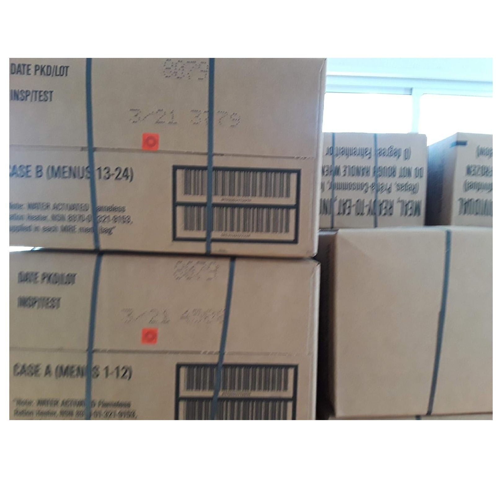 Military MREs Box A and Box B NSP/Test Date 03/2021 - Walmart.com