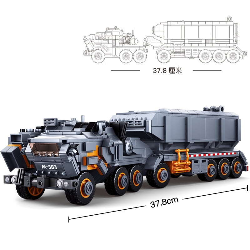 Military Model Building Block the Wandering Earth Heavy Transport ...