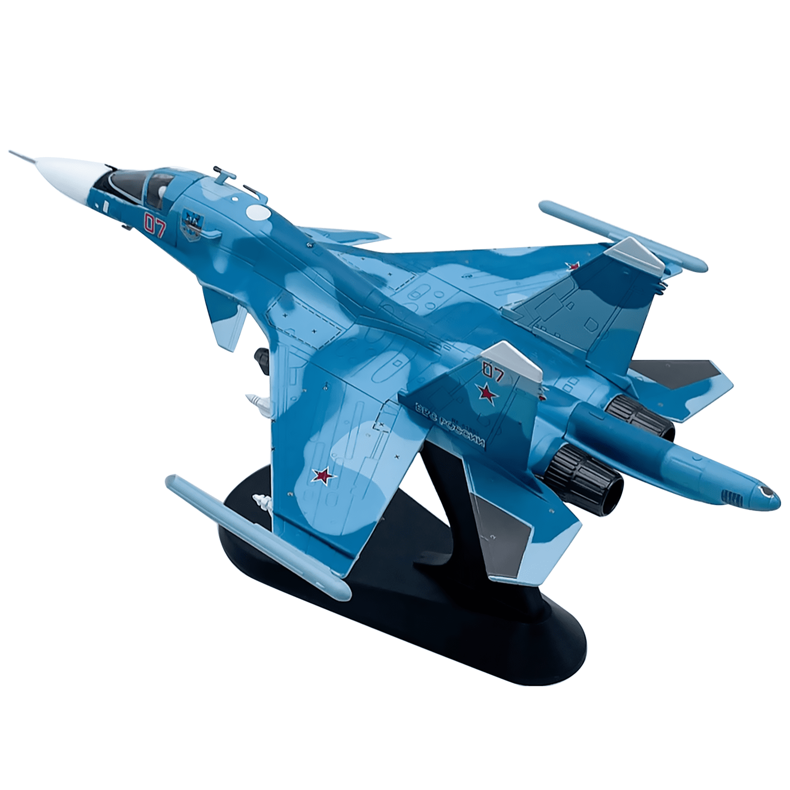 Military Model Toy 1:100 Scale Russia Su34 Su-34 Fighter Alloy Aircraft ...